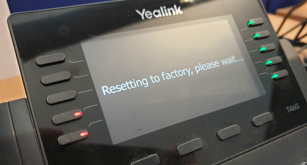 Yealink Remote Factory Reset – James Batchelor